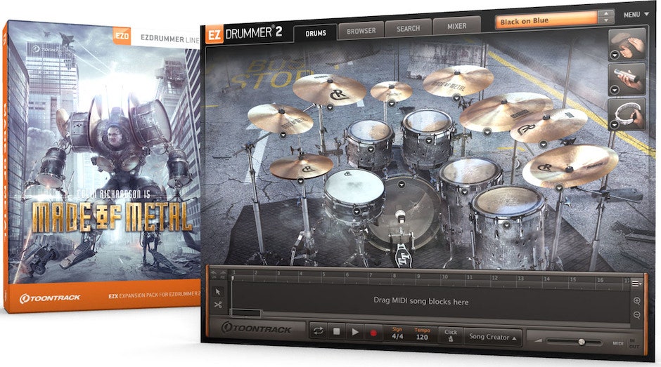 TOONTRACK EZX MADE OF METAL