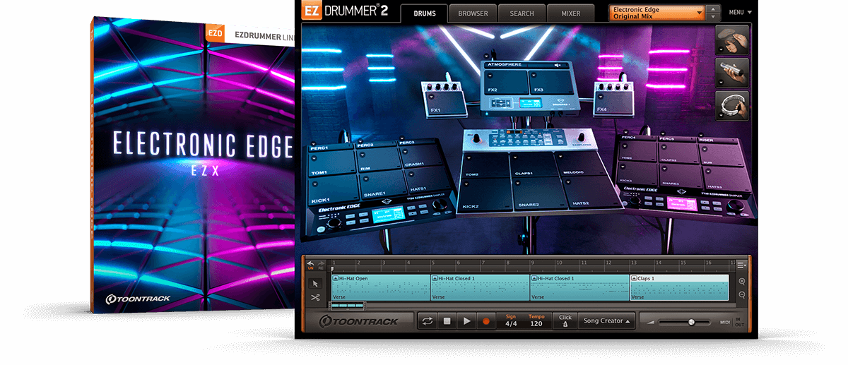 TOONTRACK EZX ELECTRONIC EDGE