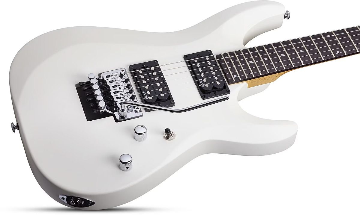 SCHECTER C6 DELUXE FR S-WHT