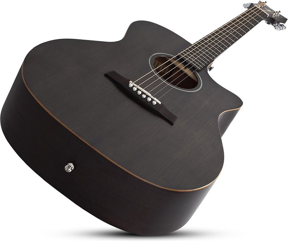 SCHECTER DELUXE ACOUSTIC SSBLK