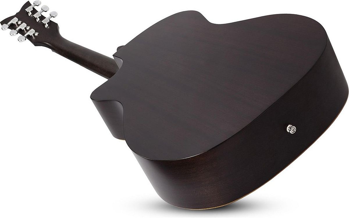 SCHECTER DELUXE ACOUSTIC SSBLK