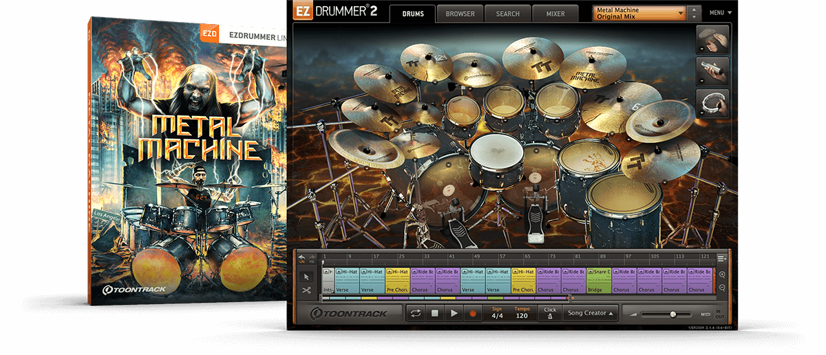 TOONTRACK EZX METAL MACHINE